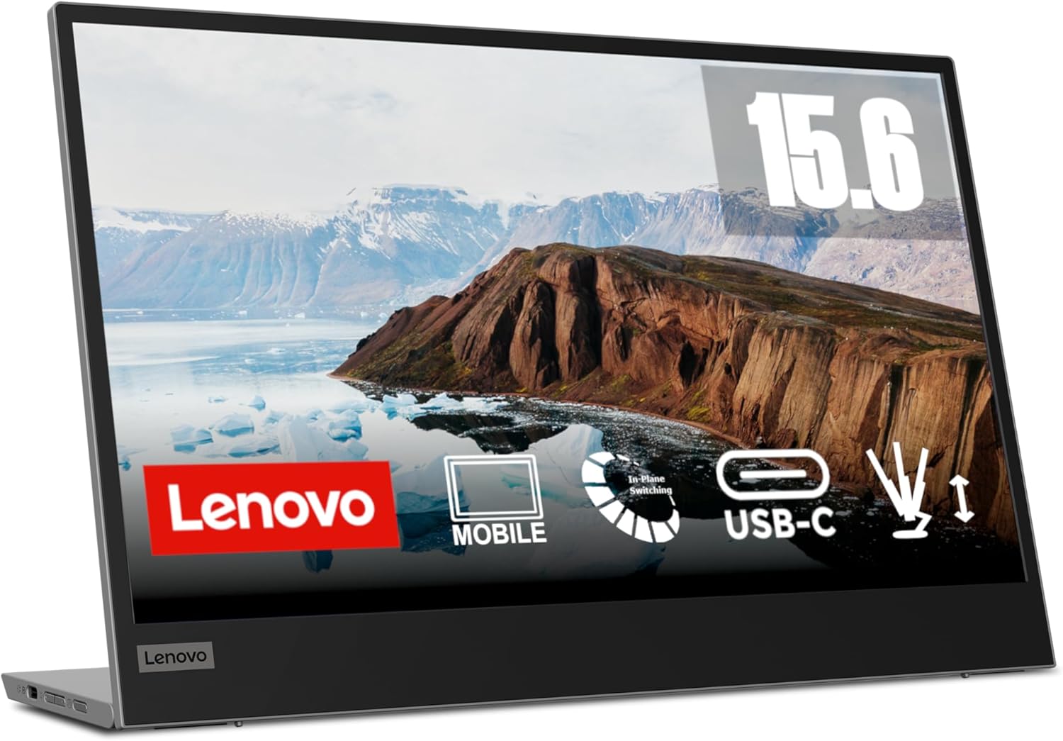Lenovo L15 Monitor Portatile, Display 15.6" FullHD IPS, 1920x1080, 60 ...