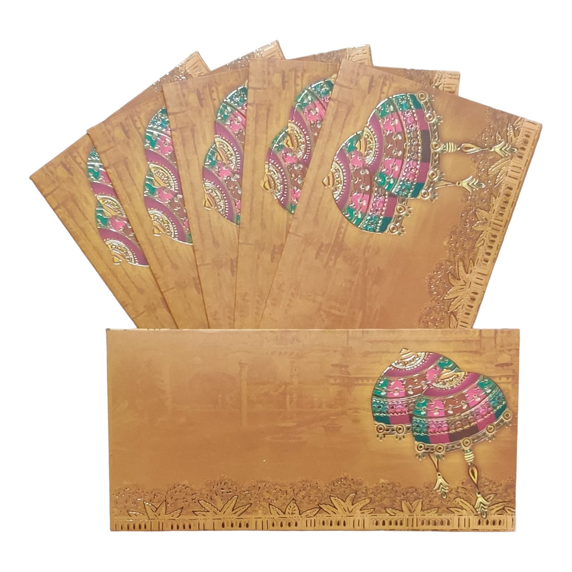 Jhintemetic® - Pack of 10 Colourful Designer Shagun Lifafa/Money Gift ...