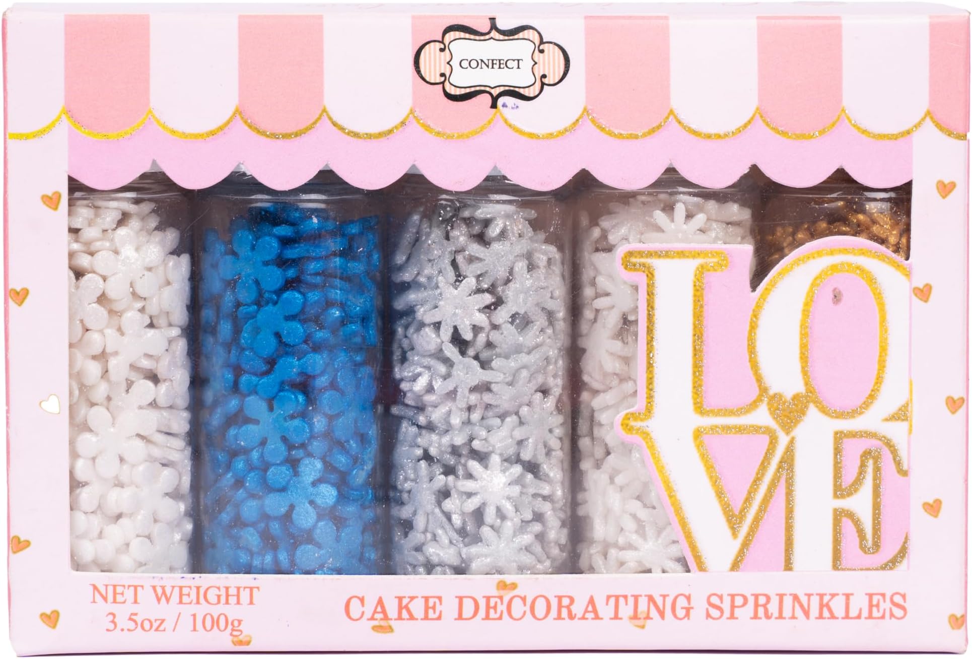 Amazon.com: Confect Frozen Sprinkles | Sprinkles for Baking & Cake ...