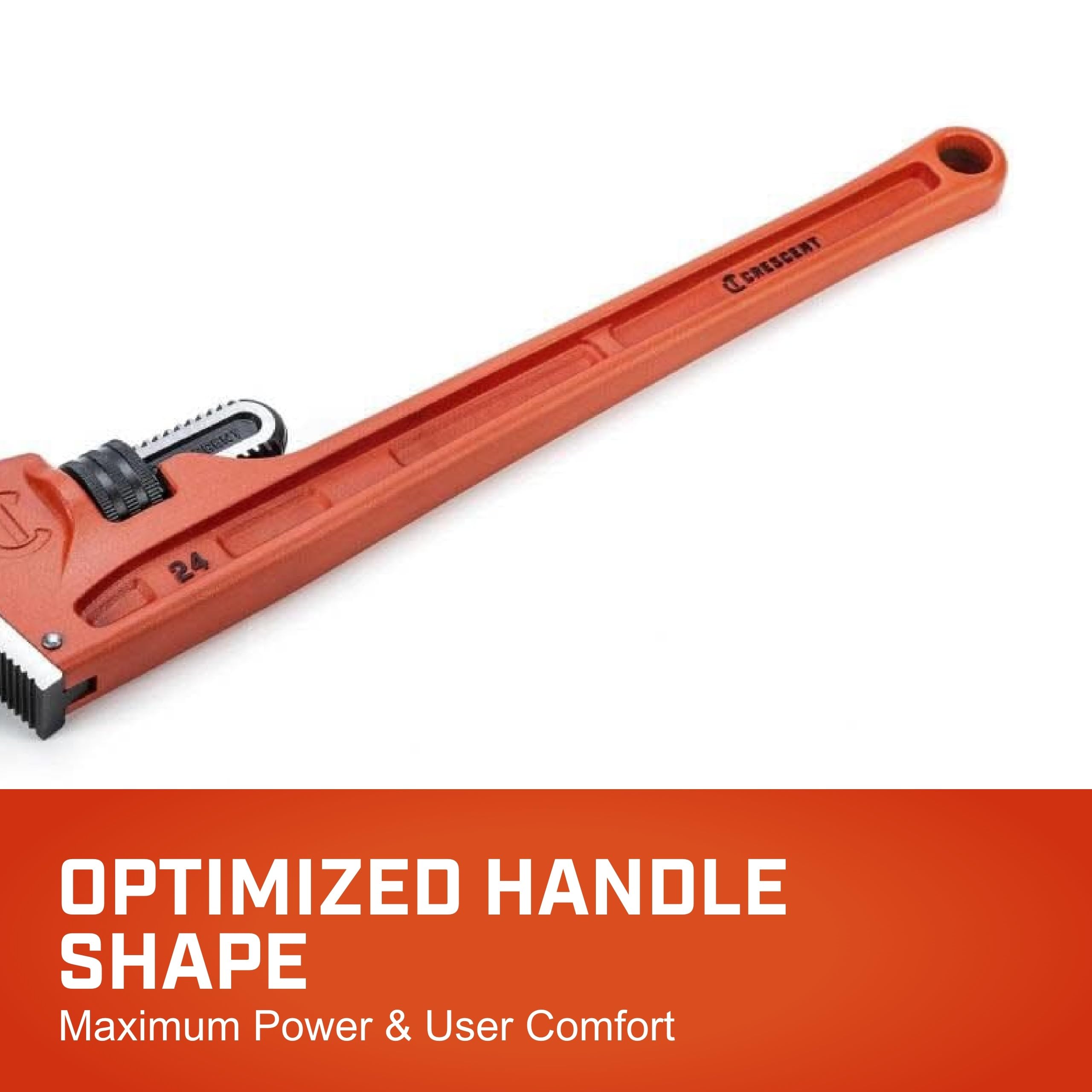 Snapklik.com : CRESCENT - Pipe Wrench,24",Cast Iron