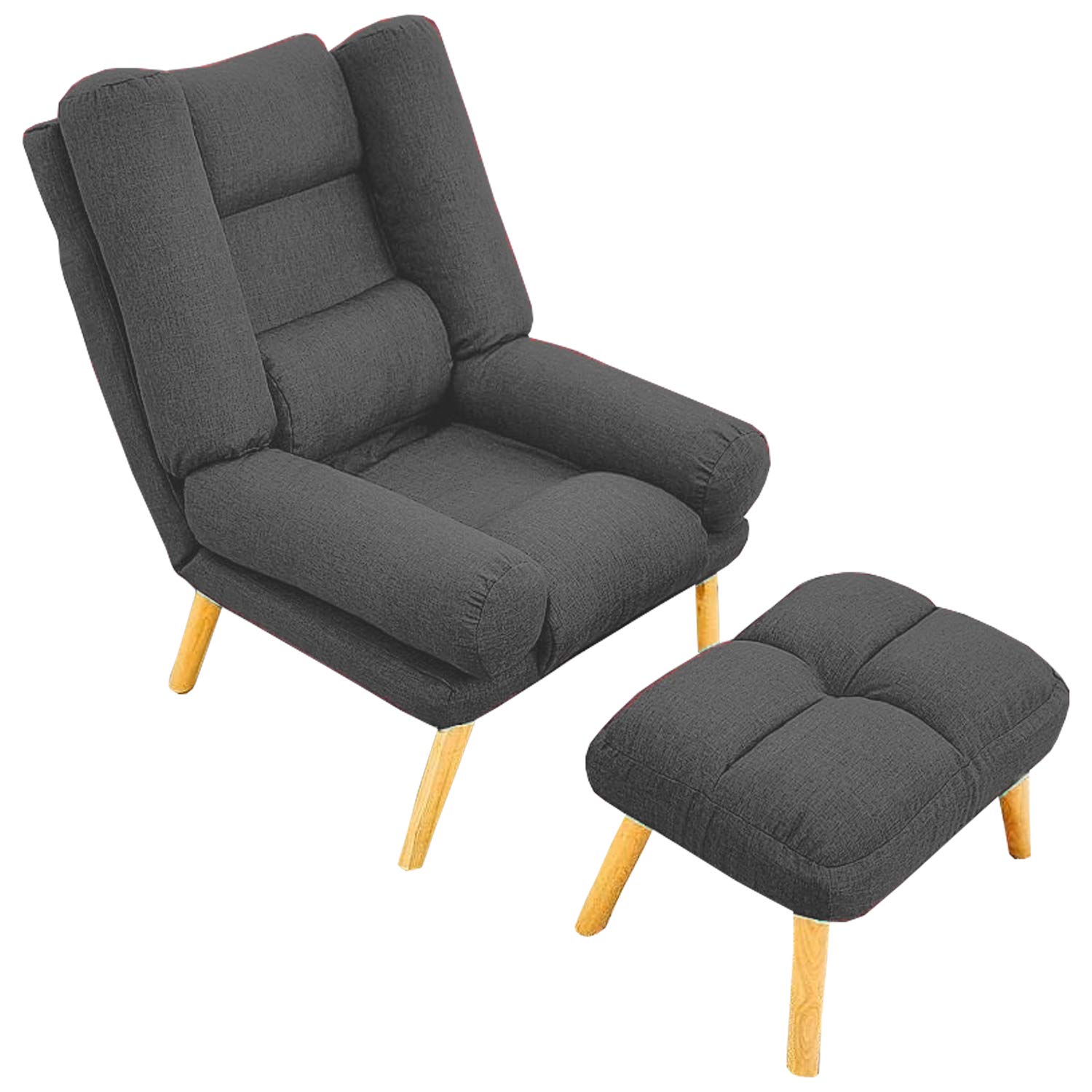 Buy Selly Home Armchair with Ergonomic Stool - Relaxing Chair ...