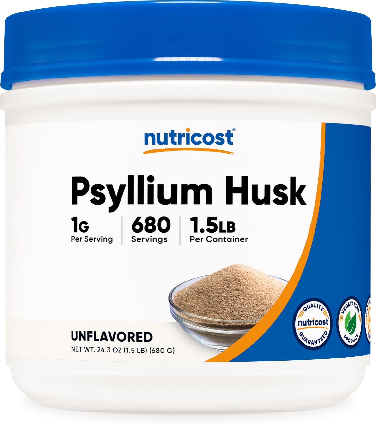 Amazon.com: NOW Foods Supplements, Psyllium Husk Powder, Certified ...