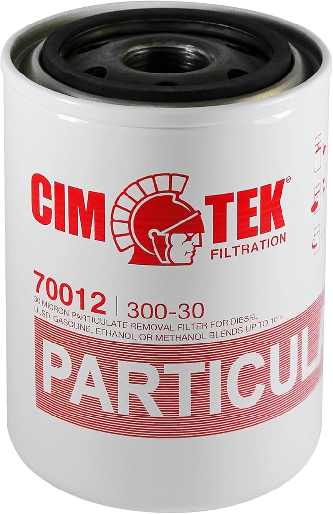 Amazon.com: Cim-Tek 70012 Dispenser Filter 300-30, 30 Micron Diesel ...