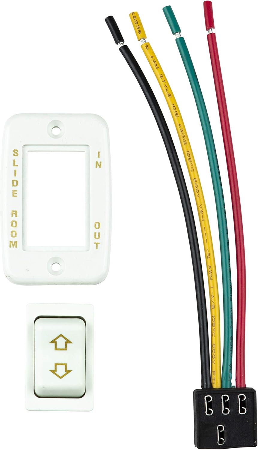 Lippert 117461: Slide-Out Electric Switch Assembly (White), Electronics ...
