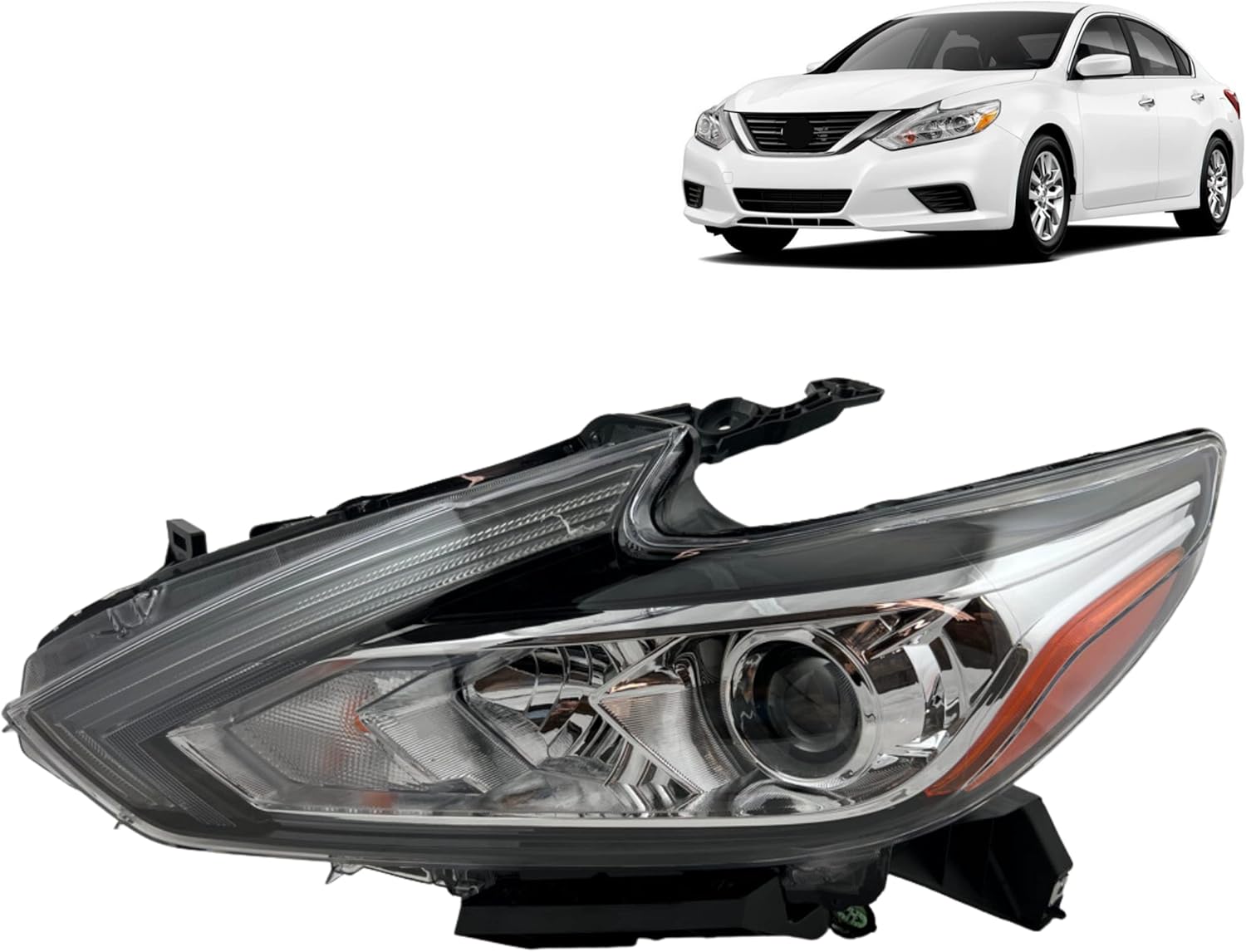 Amazon.com: ALLIGATOR AUTO LIGHTS Headlamps Compatible with Nissan ...