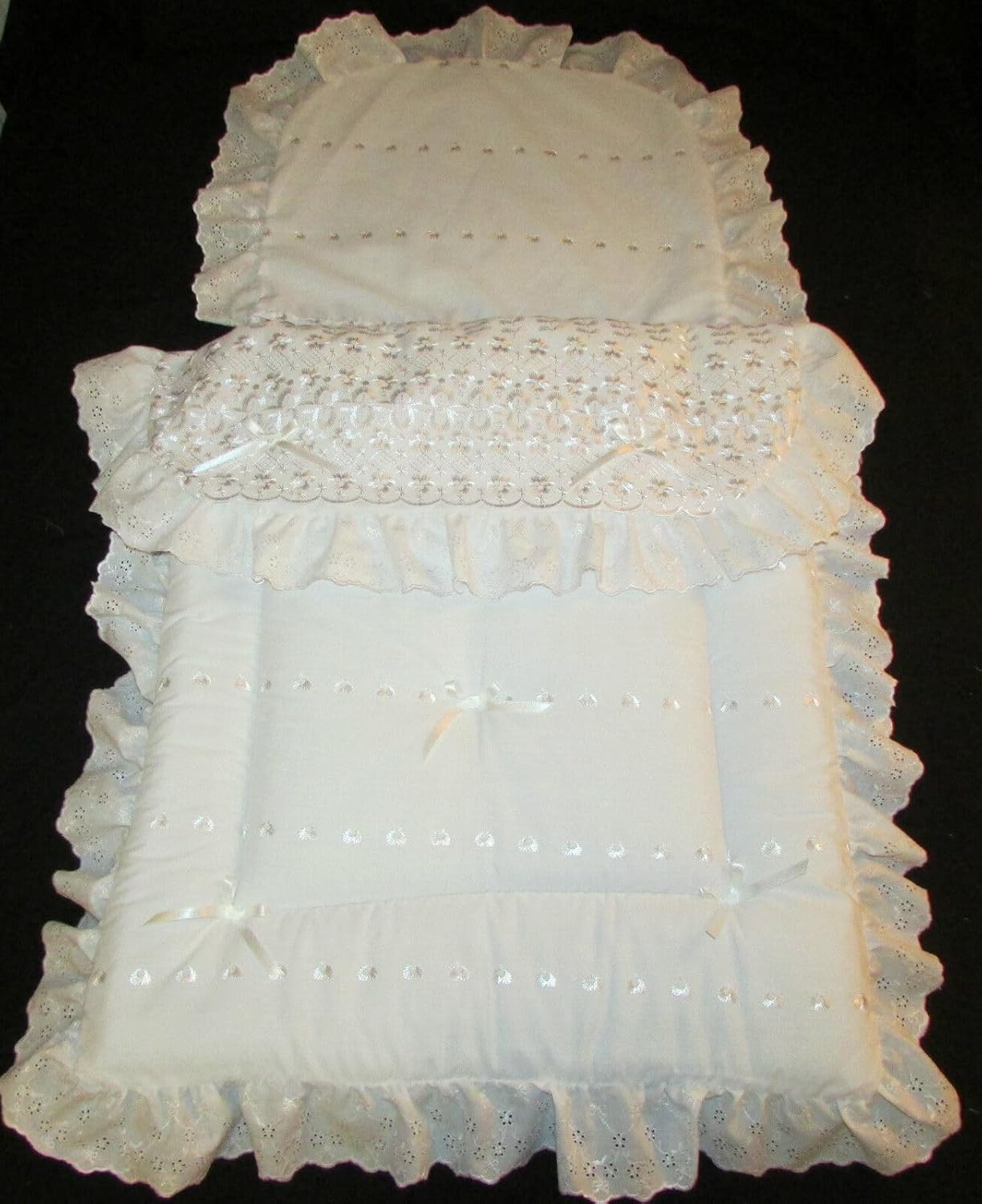 Full Size Baby Pram Bedding Set for Silver Cross Kensington and ...