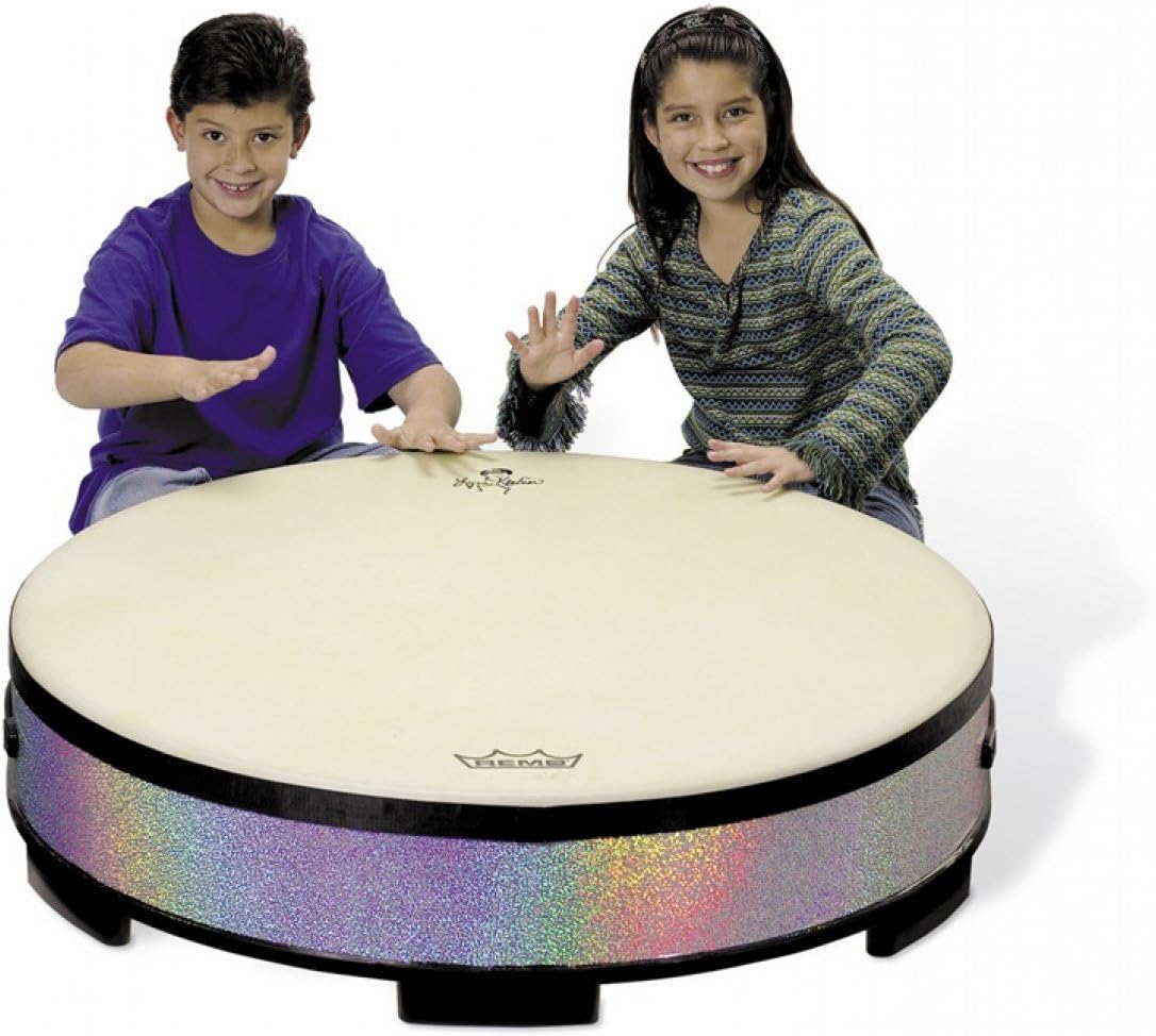 Amazon.com: Remo LK58401G Remo 40'' Klnr Gath. Drum-Slvr : Musical ...