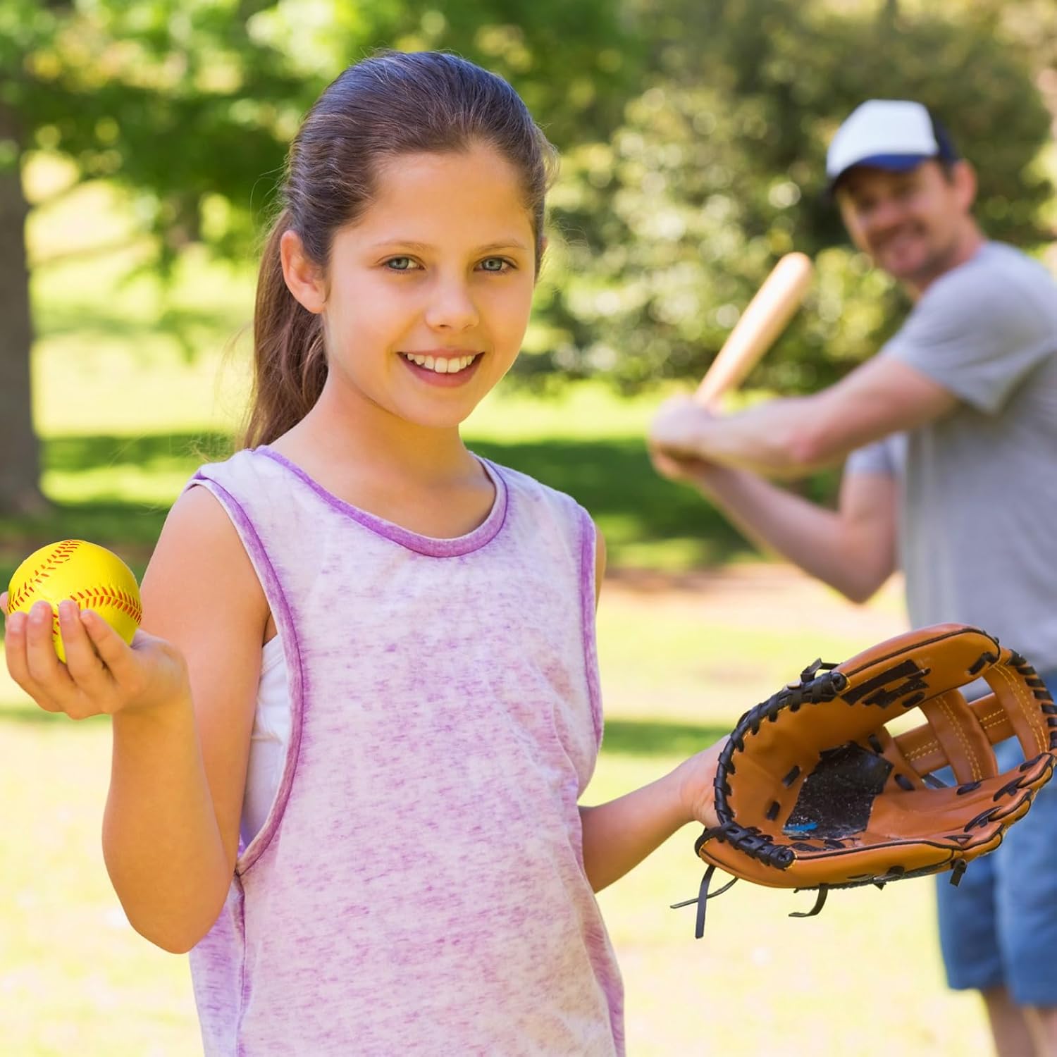 Leyndo 24 pelotas de béisbol de espuma suave para batear, práctica ...