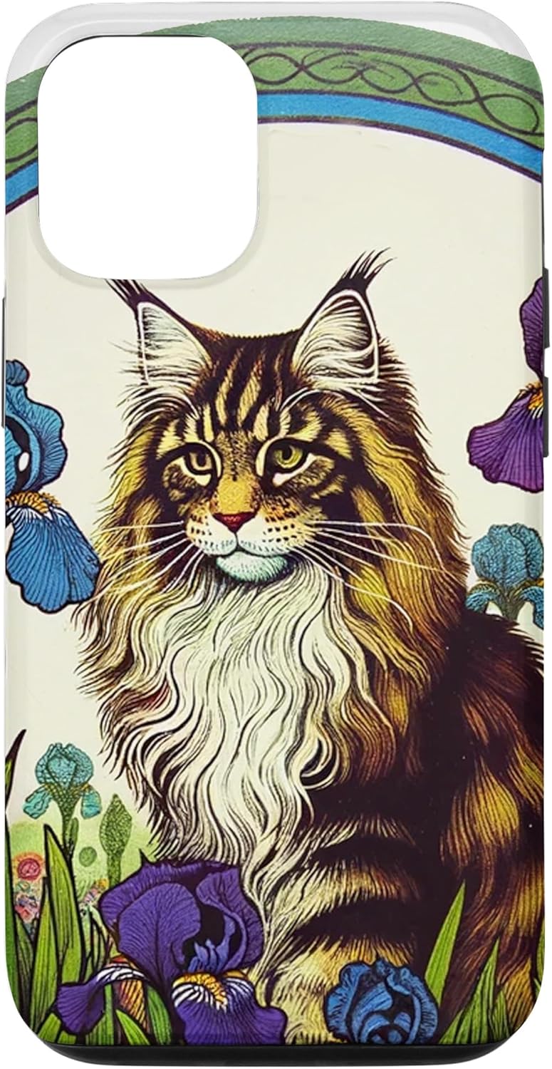 Amazon.com: iPhone 13 Pro Brown Tabby Maine Coon Cute Maine Coons ...