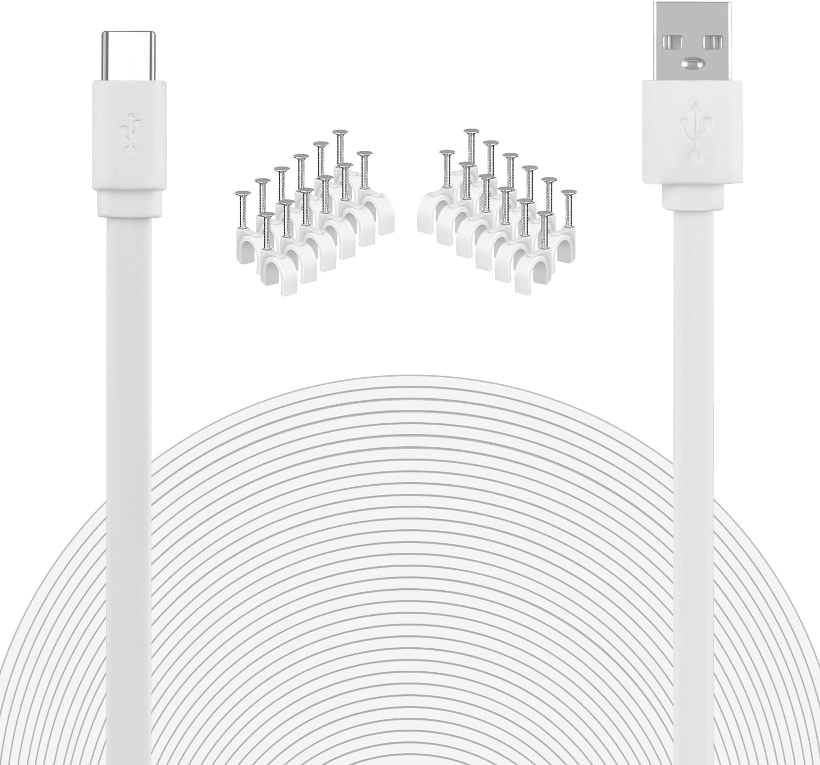 Amazon.com: Itramax USB A to USB C Charger Cable 30FT (2 Pack),Long ...