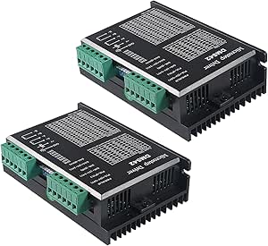 Amazon.com : 2Pack CNC Digital Microstep Driver DM542 2-Phase Stepper Motor Driver 20-50V DC Max ...