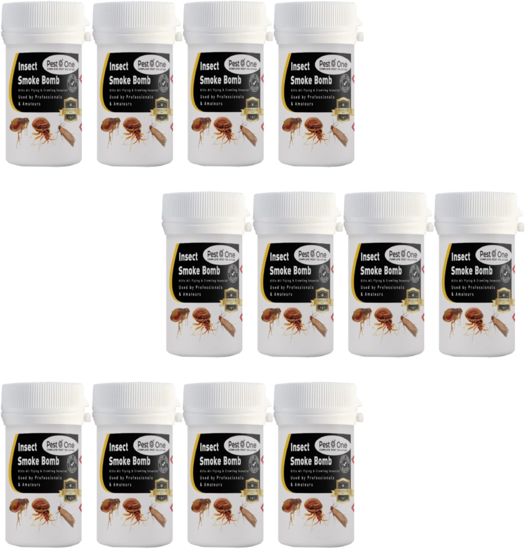 4 x MINI Fogger (smoke bomb) Spider, Flea, Bed Bug /BedBug & Cockroach ...