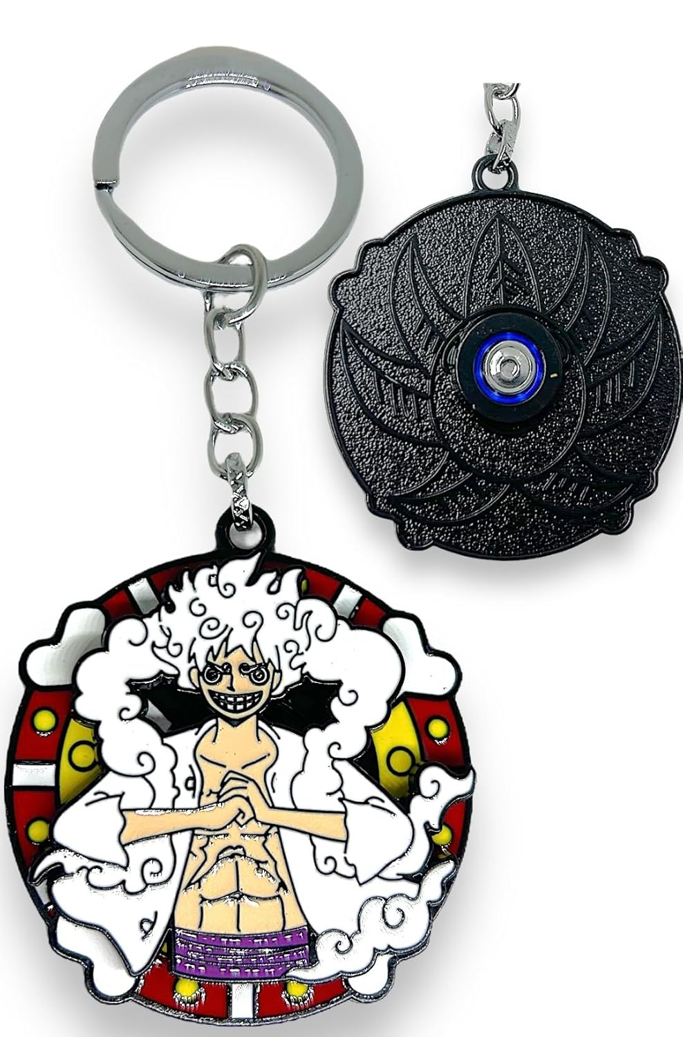 Mohaa One Piece Luffy 5 Gear Spinning Fidget Spinner Keychains ...