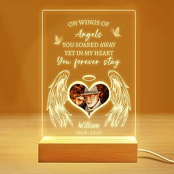 Aeekdook Personalized Memorial Gifts, Sympathy Gifts for Loss of Loved ...