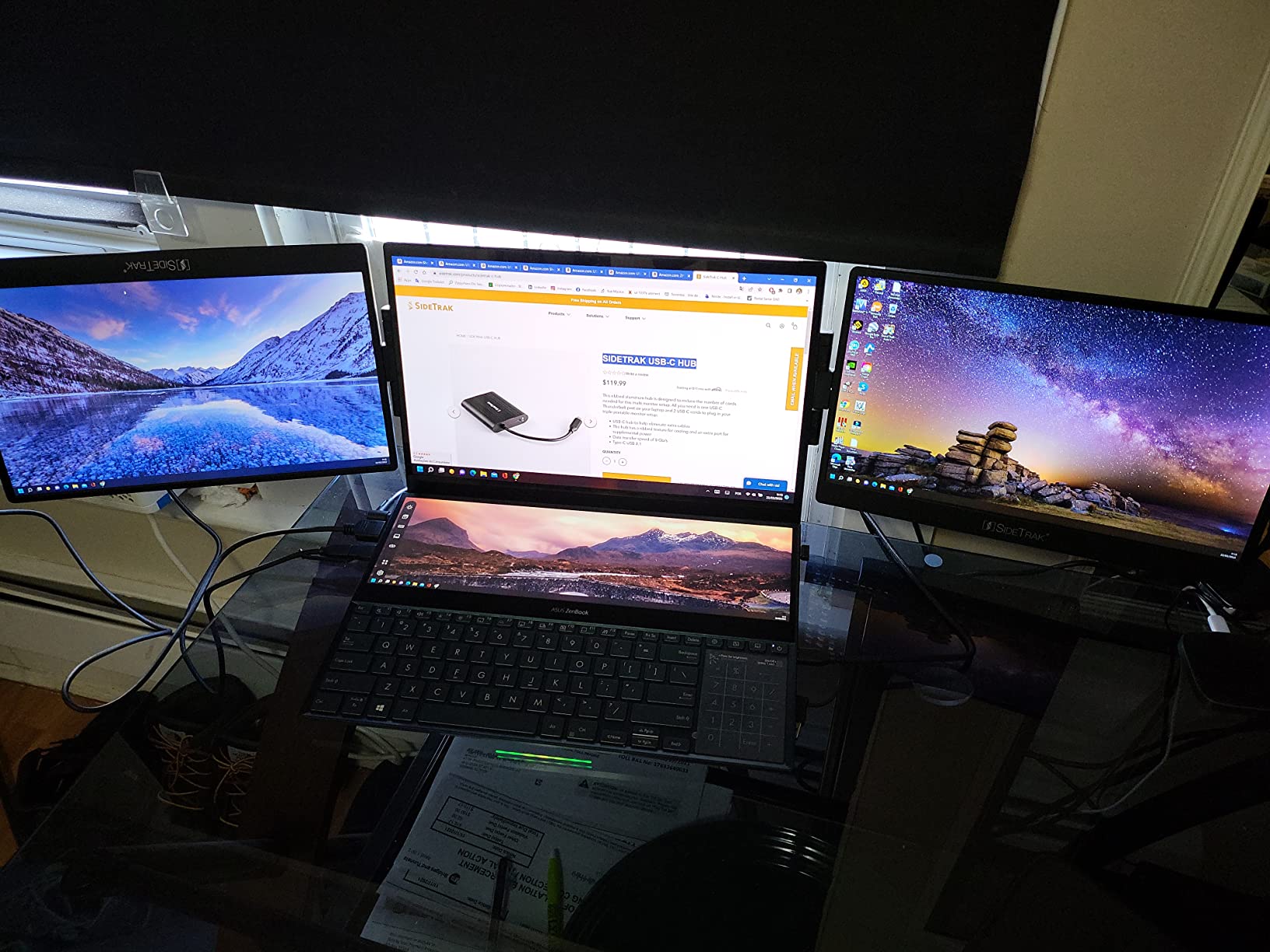 $23/mo - Finance SideTrak Swivel Triple 14" Patented Attachable ...