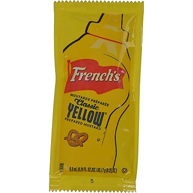 Amazon.com : French's Classic Yellow Mustard Packets, 1500 count - One ...