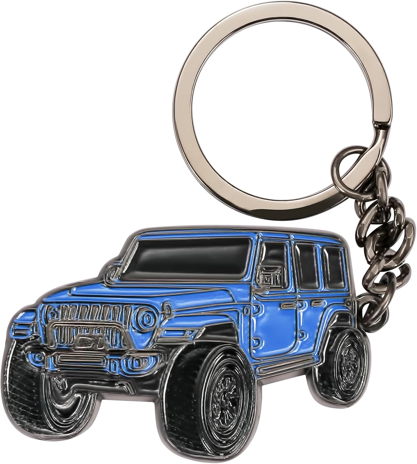 Amazon.com: Metal Car Keychain for Jeep Wrangler Sahara Rubicon 2010 ...