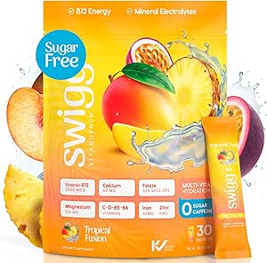 Amazon.com: Swigg Electrolytes Powder Packets - No Sugar Multivitamin ...