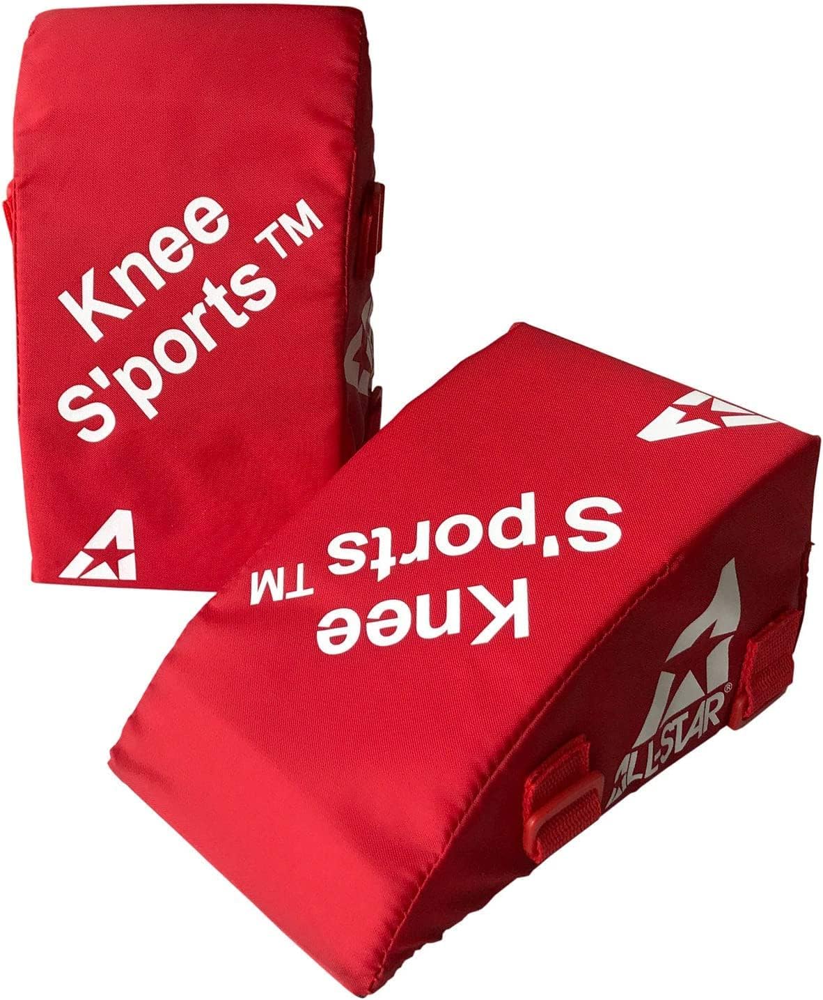 Amazon.com : All-Star Baseball/Softball Catcher's Knee Supports ...