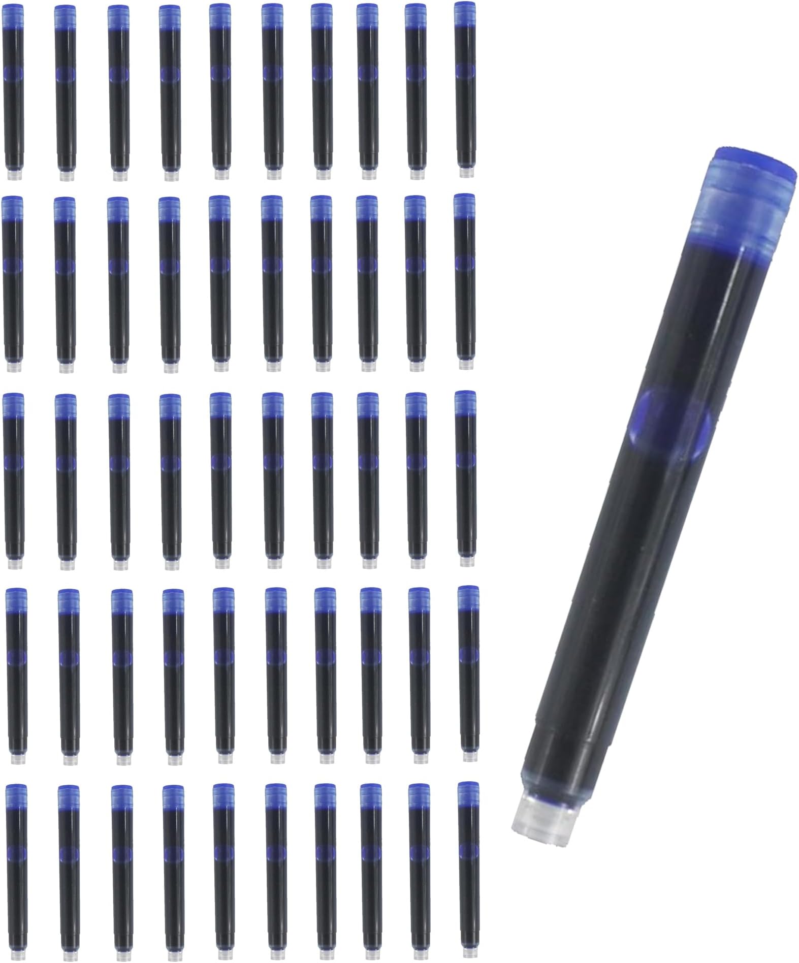 JH Fountain Jumbo Ink Pen Prefilled cartridges Pack of 50 Pieces (6.5 ...