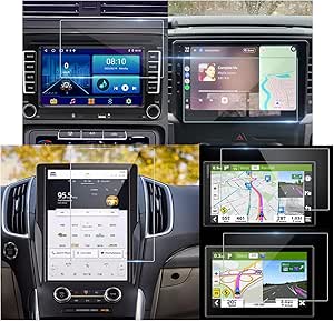 Amazon.com: 95x95mm Screen Protector for Auto Double Din Car Stereo ...