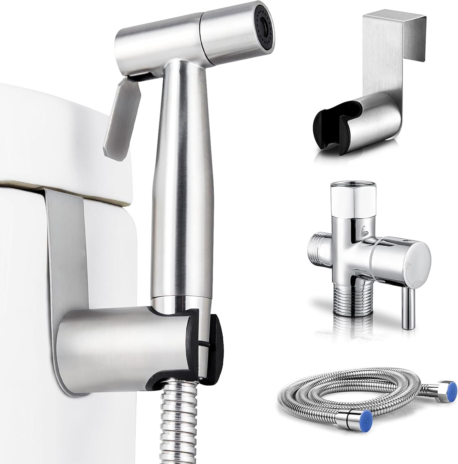Handheld Bidet Toilet Sprayer - Stainless Steel Jet Spray for Toilets ...