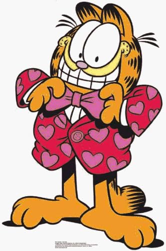 Amazon.com: Garfield Big Date Life-Size Cardboard Standee 38 : Toys & Games