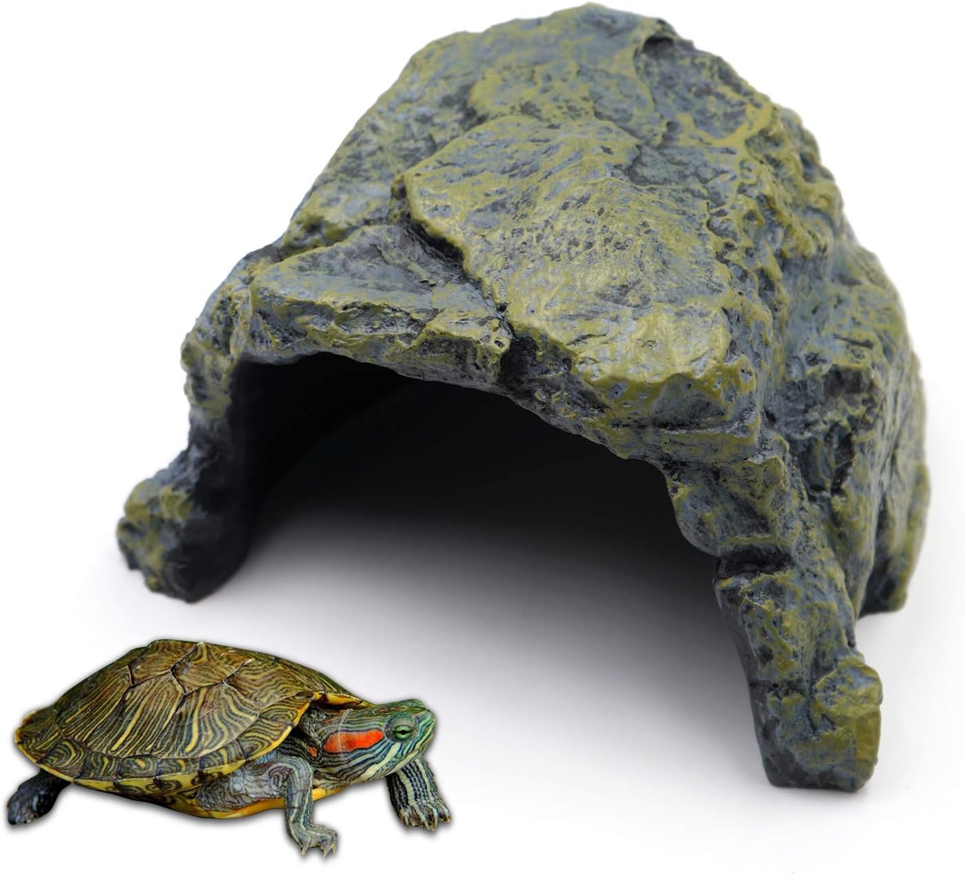 MUALROUS Reptile Rock Hideout Reptile Rock Hide Cave Reptile Hide Away ...