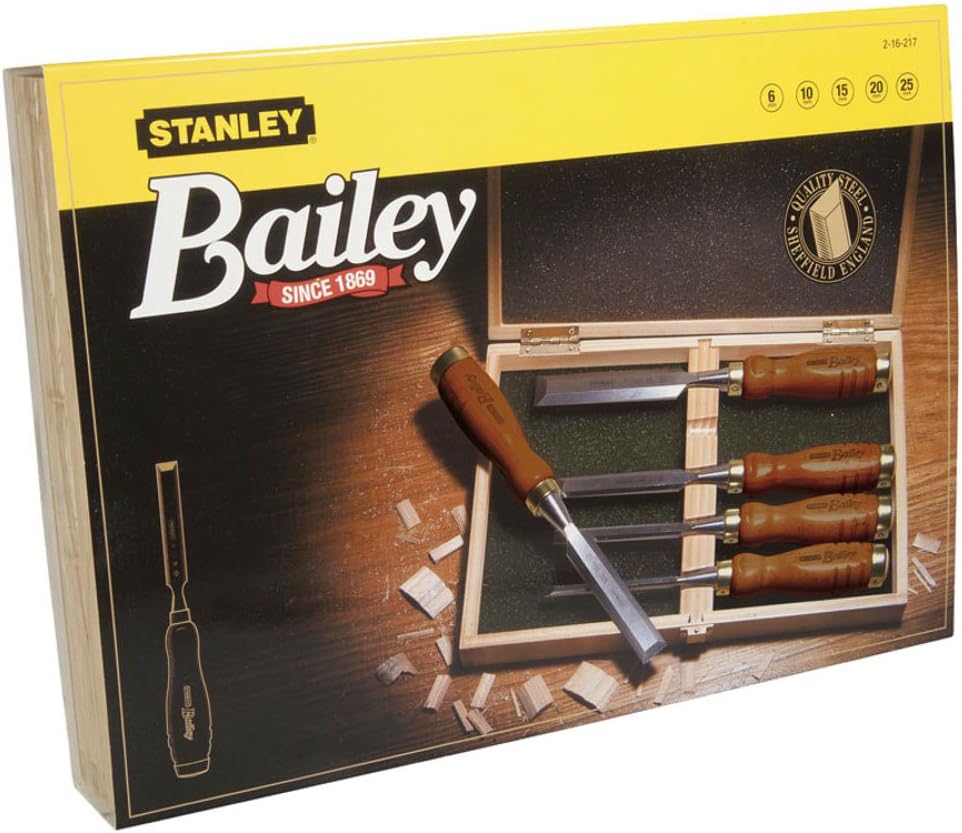 STANLEY Chisel Set, 5-Piece (16-401) - Wood Chisels - Amazon.com