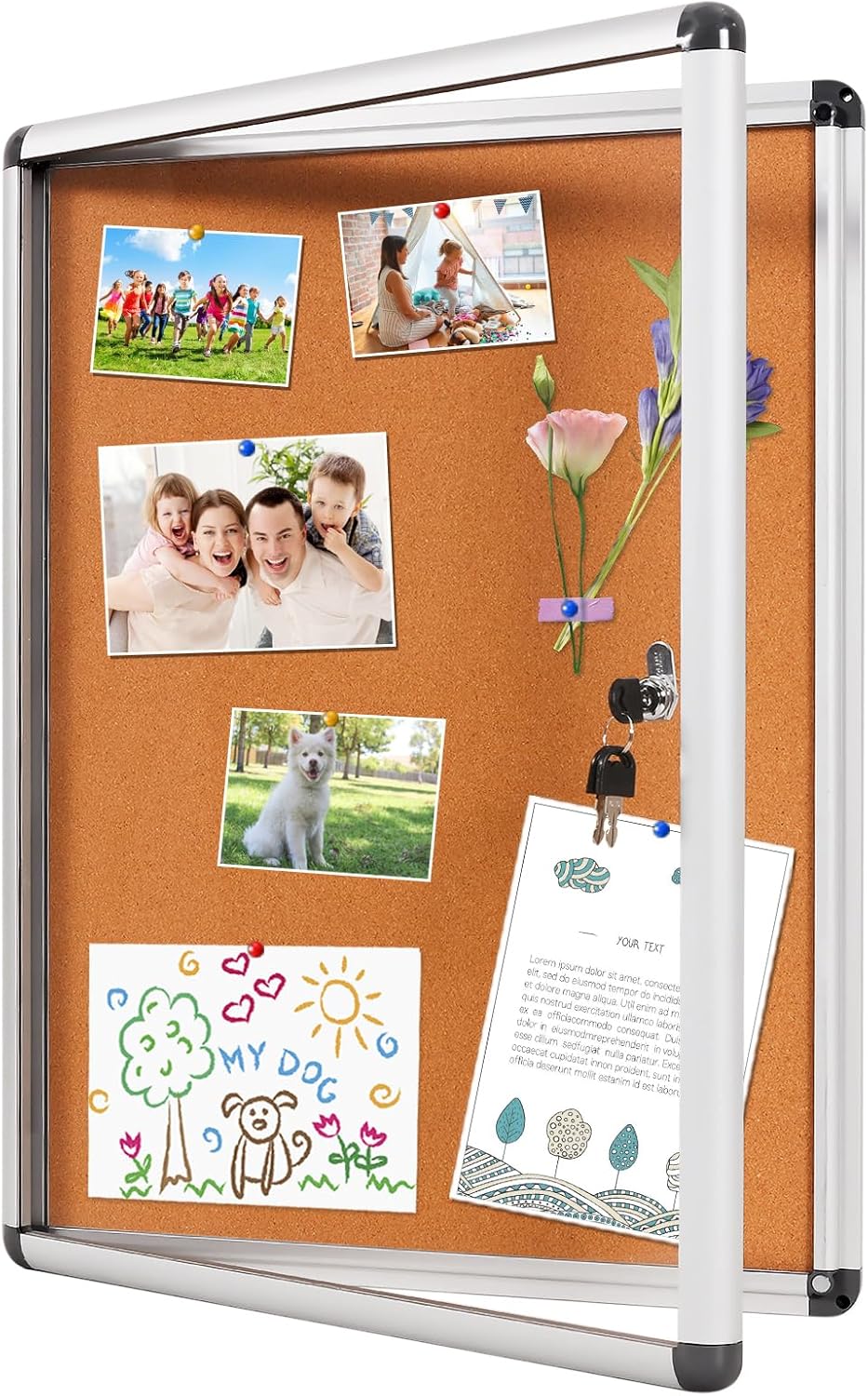 Amazon.com: 20x26 Shadow Box Frame with Cork Back-Sturdy Memory Display ...