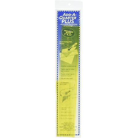 Amazon.com: CM Designs CMD40012 Ruler Add-A-Quarter Plus, 6" & 12"
