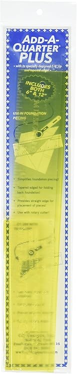 Amazon.com: CM Designs CMD40012 Ruler Add-A-Quarter Plus, 6" & 12"