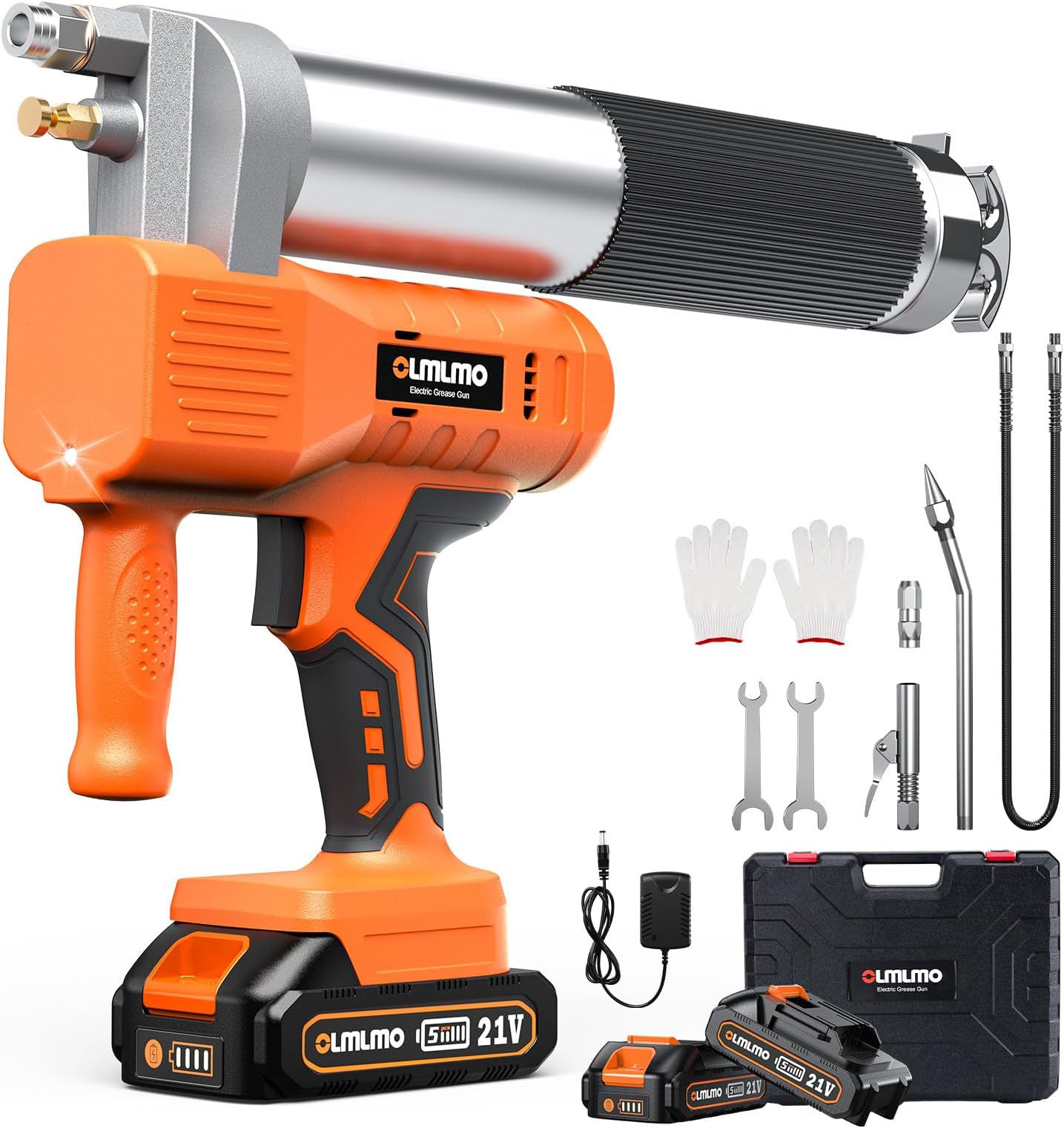 Amazon.com: Cordless Grease Gun, Professional 12,000 PSI High Pressure ...