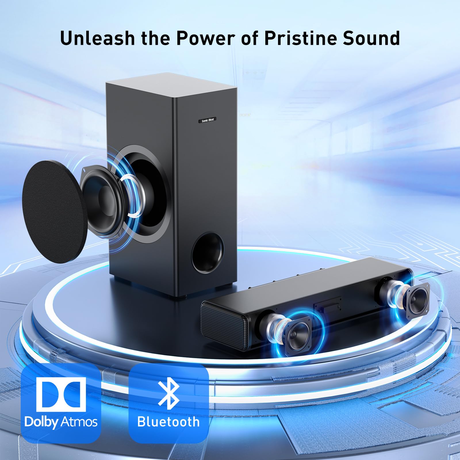 Snapklik.com : Sonic Blast Sound Bar