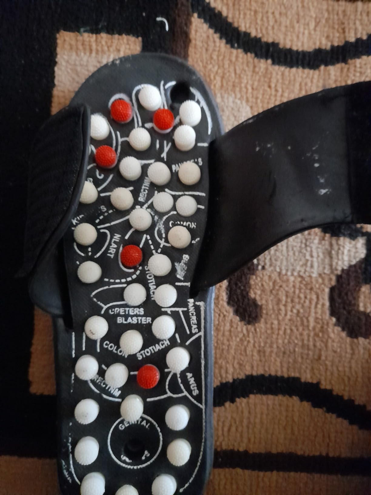 TECKO Spring Acupressure Slipper and Magnetic Therapy Accu Paduka ...