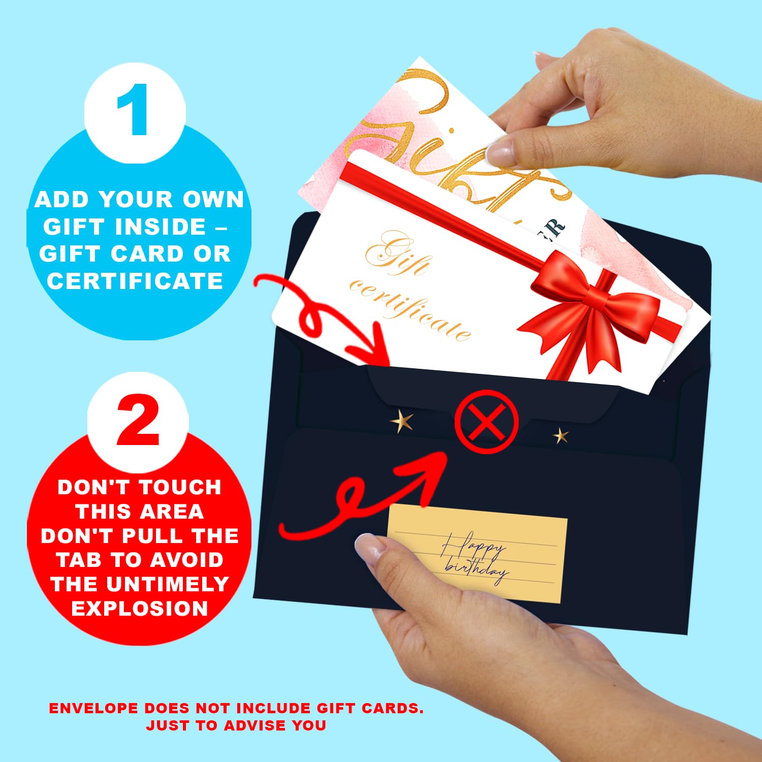 Birthday Confetti Surprise Envelope Card Make It Mine PopBox™ The