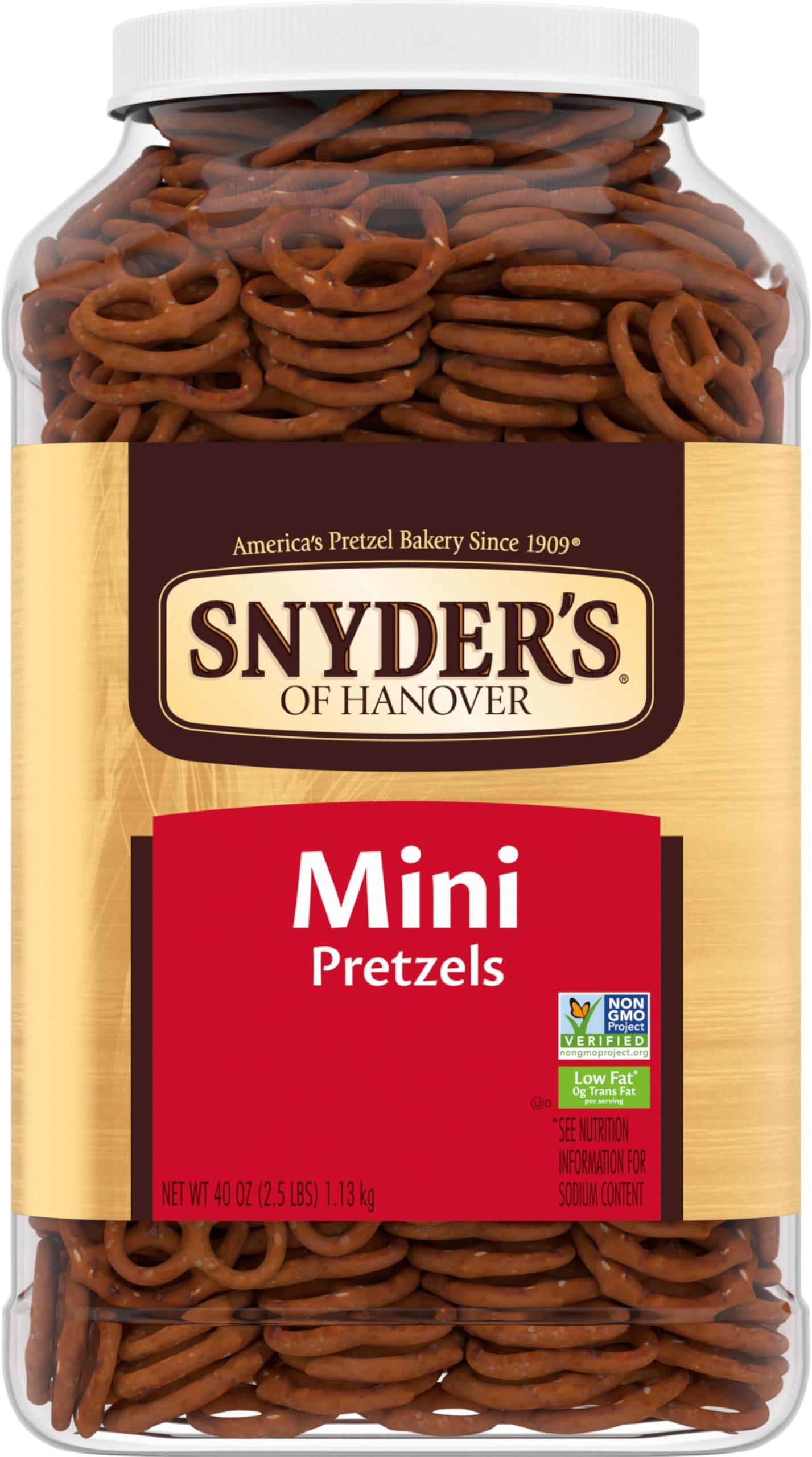 Amazon.com : Snyder's of Hanover Mini Pretzels, 100 Calorie Individual ...
