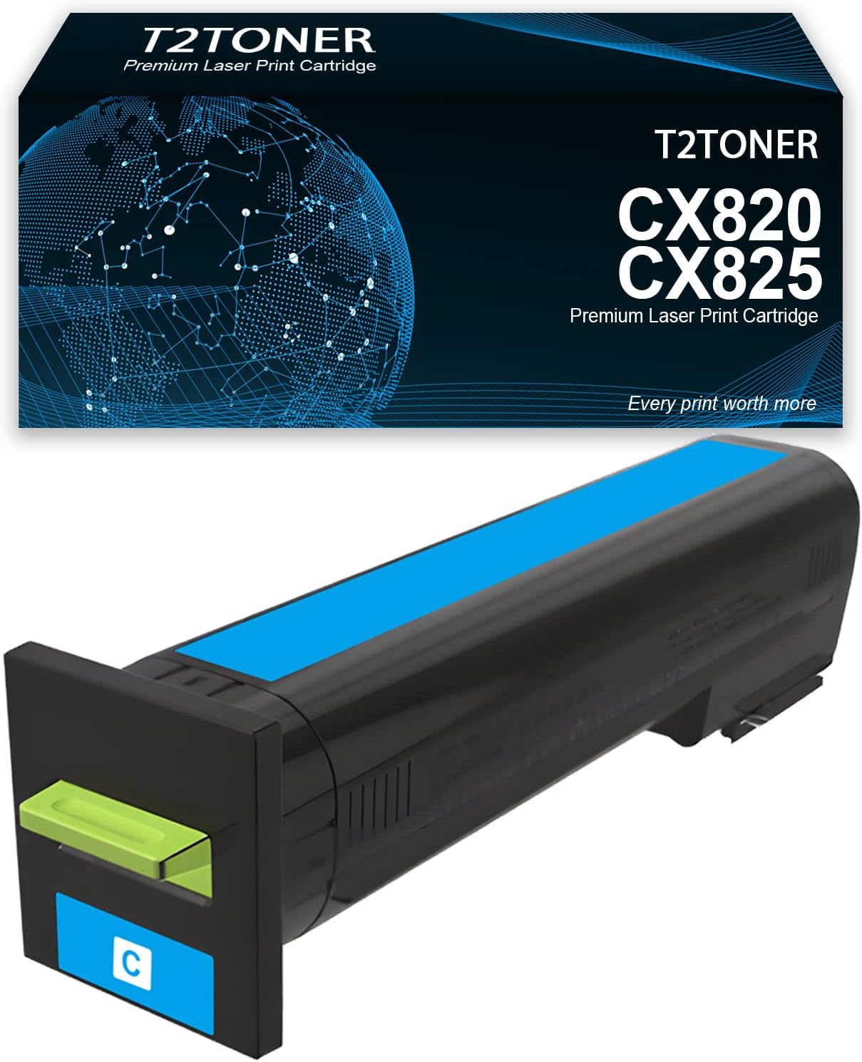 Amazon.com: CX820 CX825 Toner Cartridge Remanufactured 72K10C0 ...