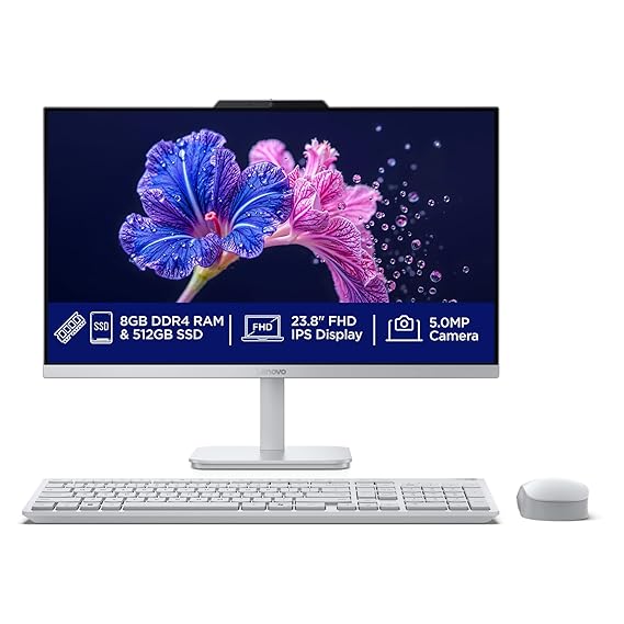 Lenovo A100 AIO Intel® Core™ i3-N305 24" FHD IPS (8GB RAM/512GB SSD ...