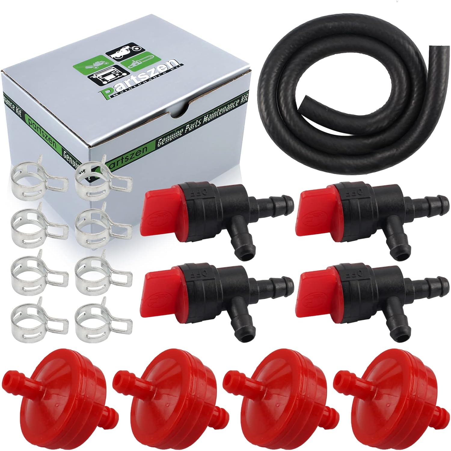 partszen 90 Degree Fuel Shut Off Valve for 698181 494539 697944 for ...