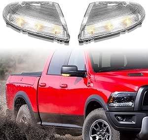 Amazon.com: WASTOREEL Side Mirror Turn Sinal Lights LED Compatible with ...