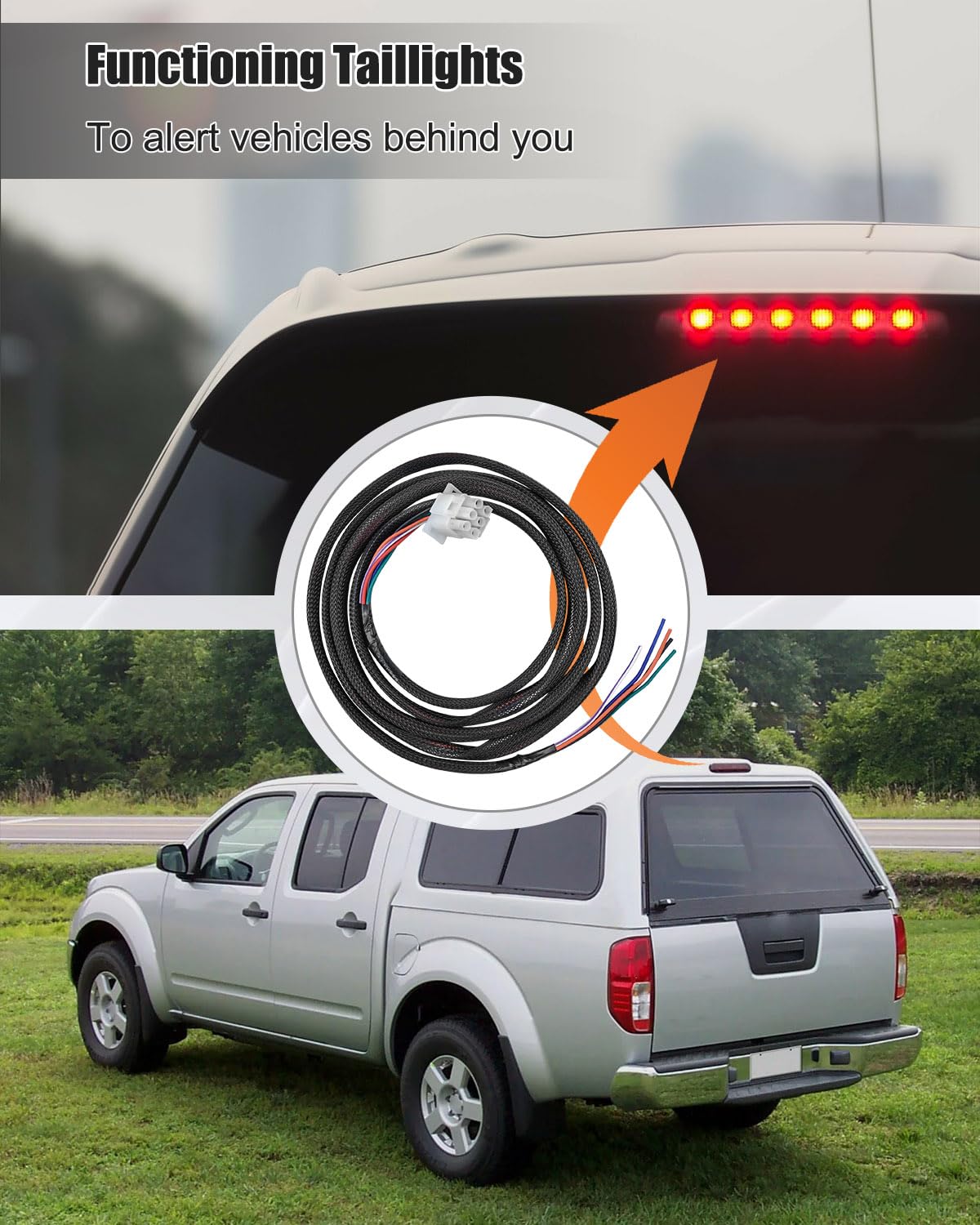 Snapklik.com : 6 Pin Wiring Harness Fit For Leer Truck Camper Topper