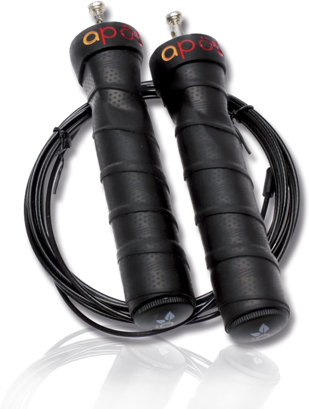 Jump Rope- Easily Adjustable With Grip Handles And Rotating Bearings ...