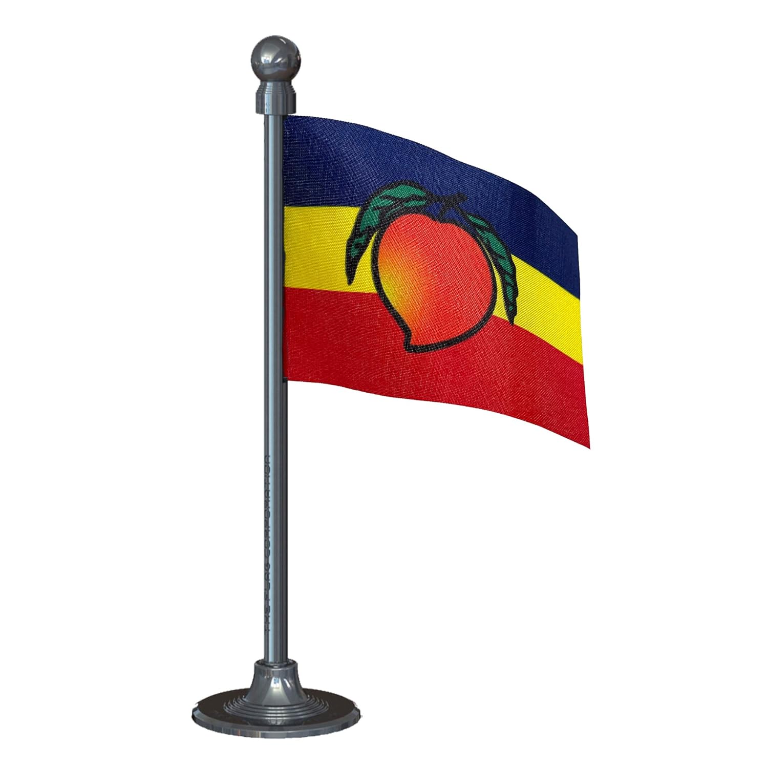 The Flag Corporation Pattali Makkal Katchi (PMK) Car Dashboard Flag 2in ...