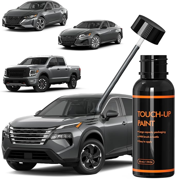 Amazon.com: XTryfun KAD Gun Metallic Touch Up Paint for Nissan, DIY Car ...