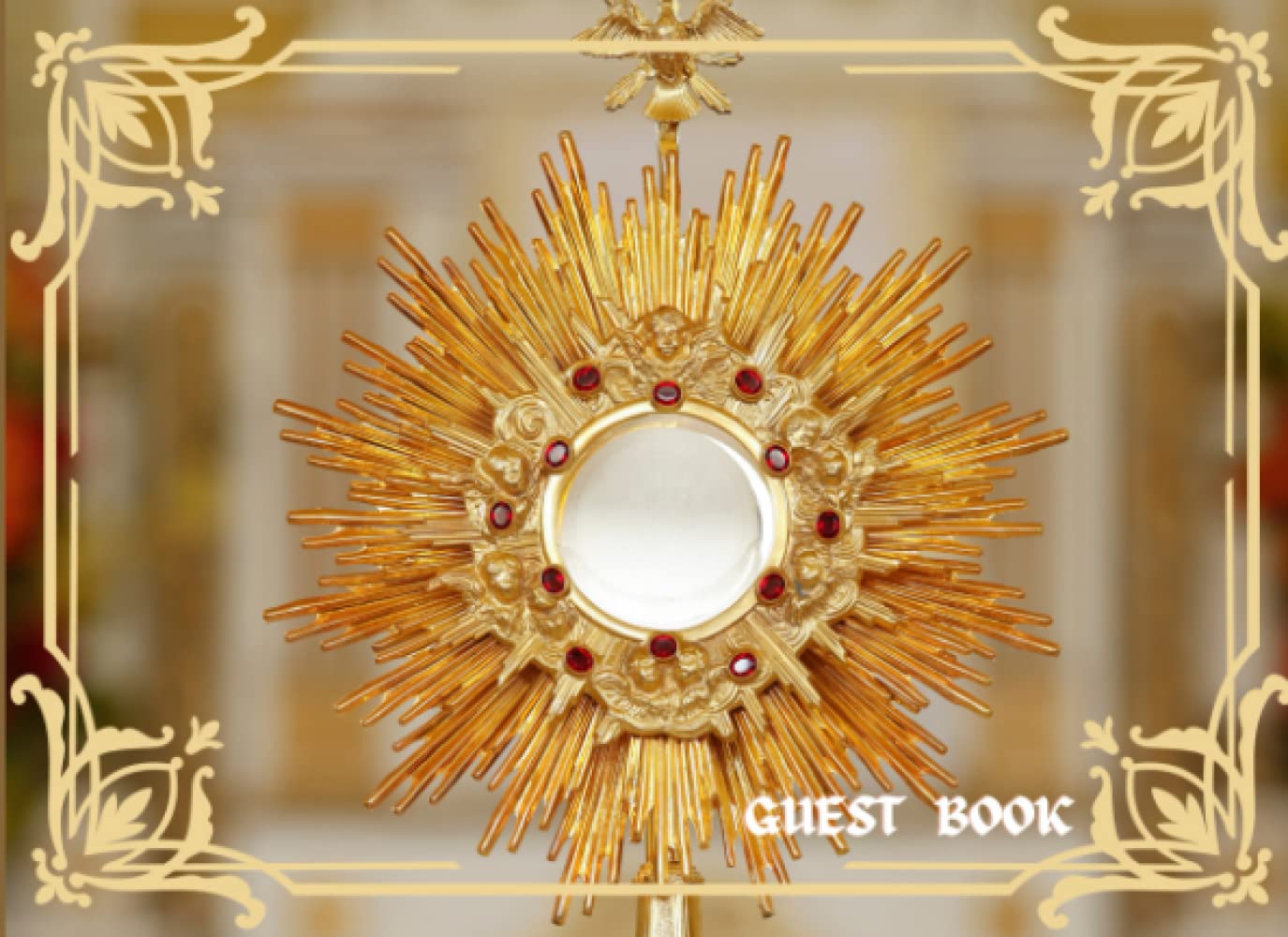 Church Guest Sign in Book for Visitors: Simple Christian Log GuestBook ...