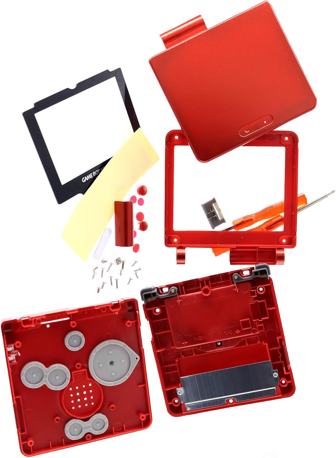 Deal4GO Full Housing Shell Custom Case kit w/Buttons Screen Lens Screws ...