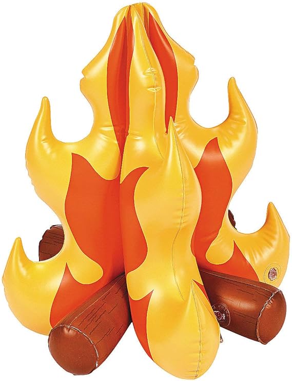 Amazon.com: Inflatable Campfire (18 inches Tall) Camping Prop, Great ...