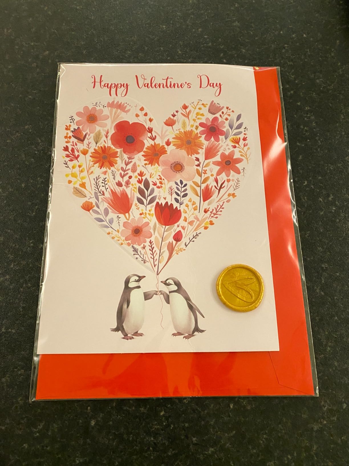 Giftinghouse Valentines Card - A5 Large Embossed Happy Valentines day ...