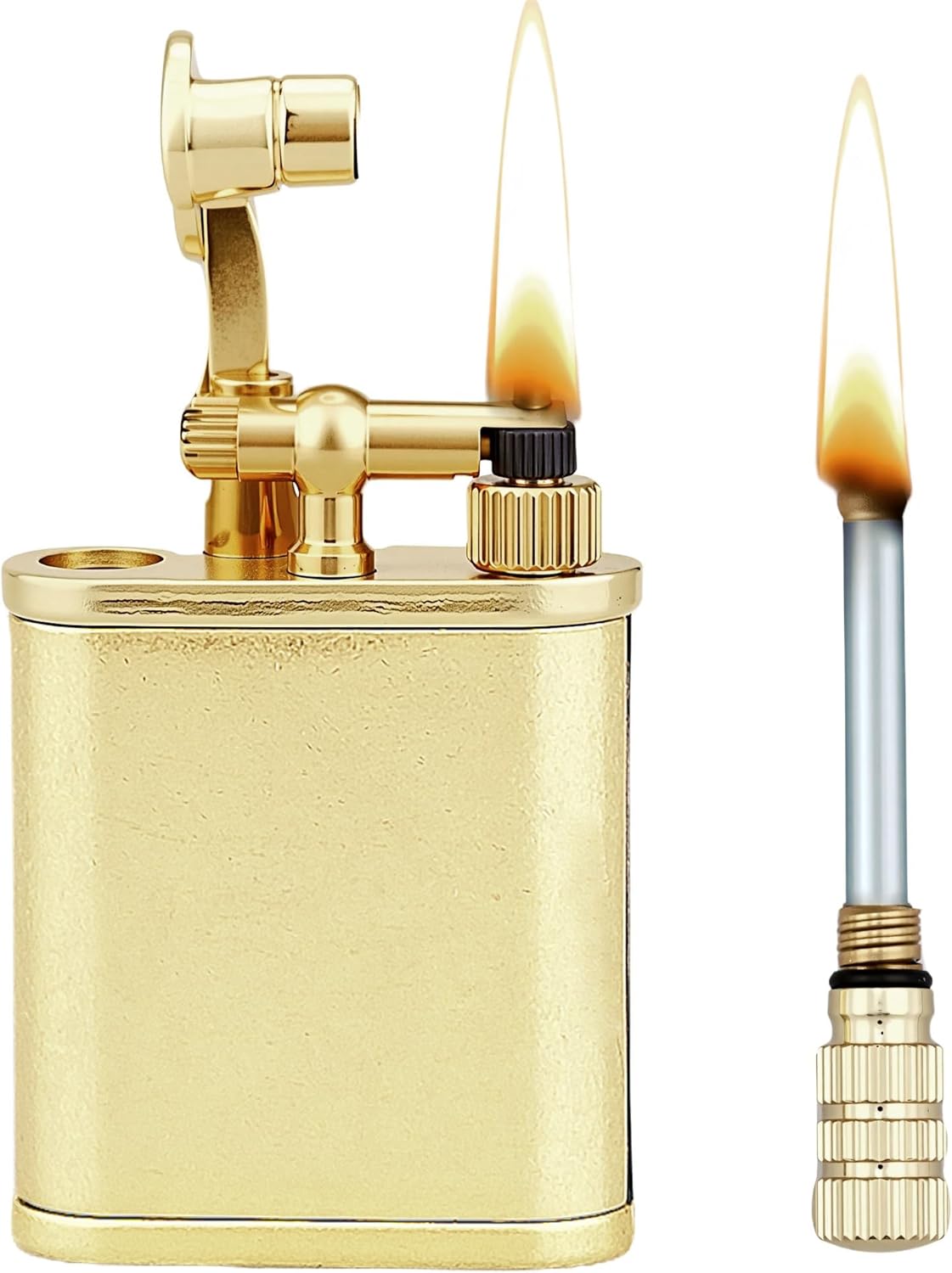 Amazon.com: Vintage Lighter, Trench Lighter, 2 in 1 Permanent Match ...
